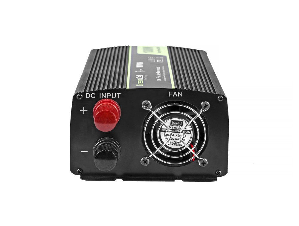 Green Cell INV09 Przetwornica napięcia 12V DC do 230V AC 1000W/2000W ...