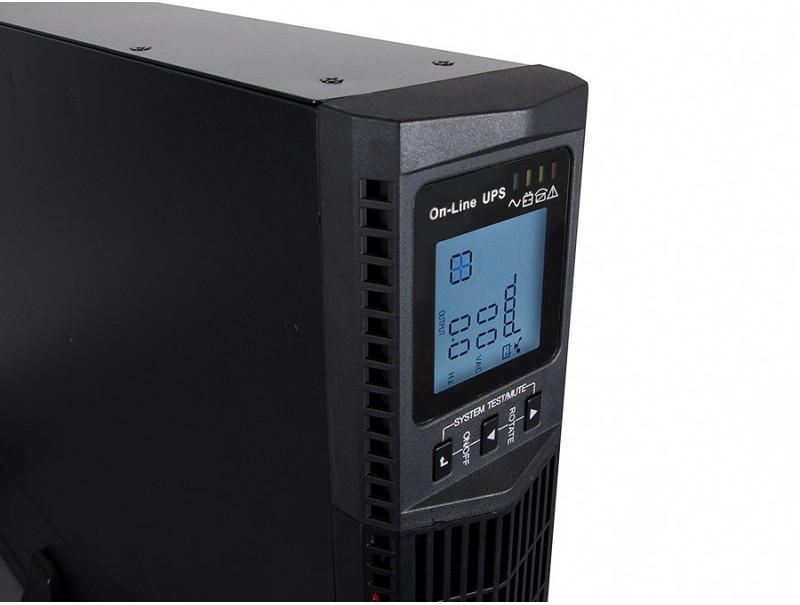Green Cell UPS15 UPS Online RTII with LCD 3000VA 6x 9 Ah