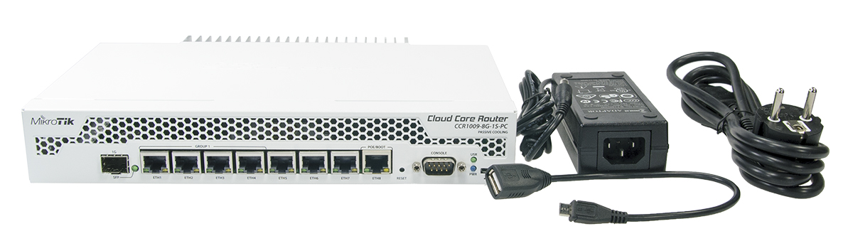 MikroTik Cloud Core Router CCR1009-8G-1S-PC