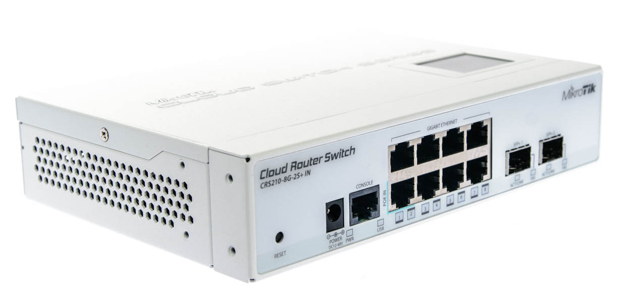 MikroTik Cloud Router Switch CRS210-8G-2S+IN