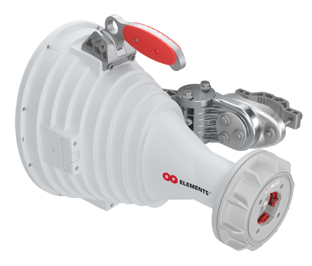 RF Elements HG3-TP-A30 asymetryczna antena horn 5 GHz 30° 20 dBi, TwistPort