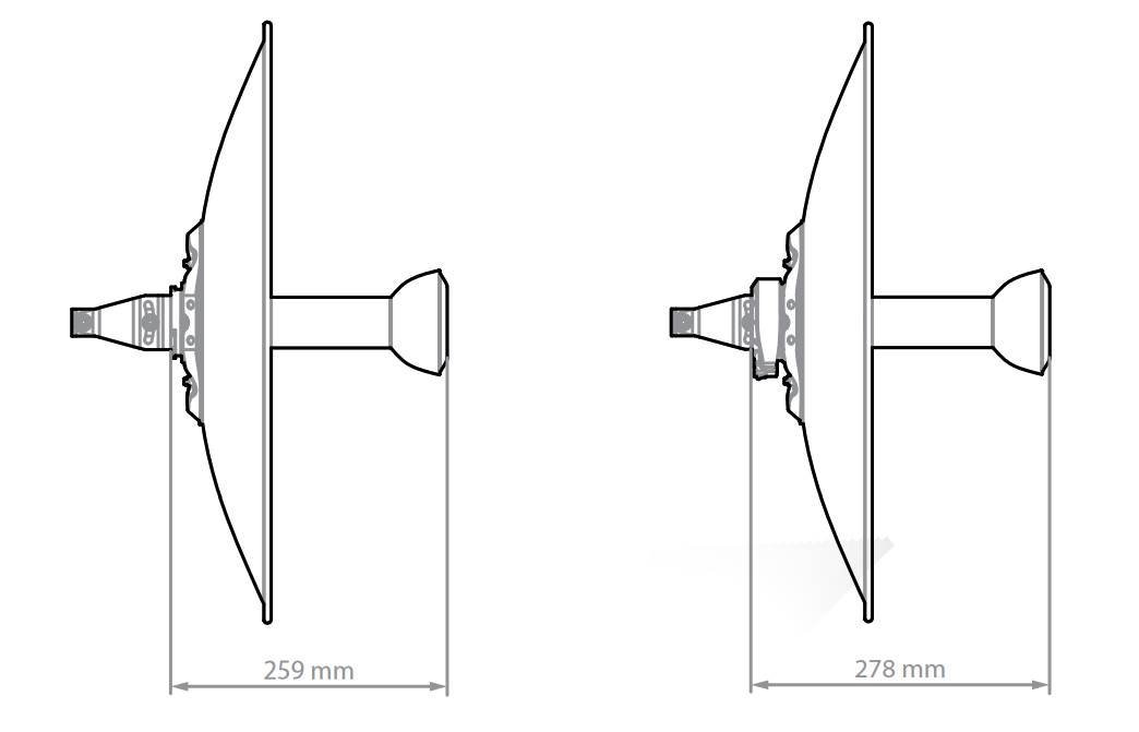 Rf Elements Std 27 Um Starterdish Um Antena 27 Dbi Do Mimosa C5x Ubiquiti Prismstation 5ac