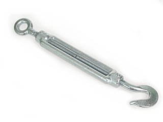 Śruba rzymska napinająca M8 ocynkowana hak/oko