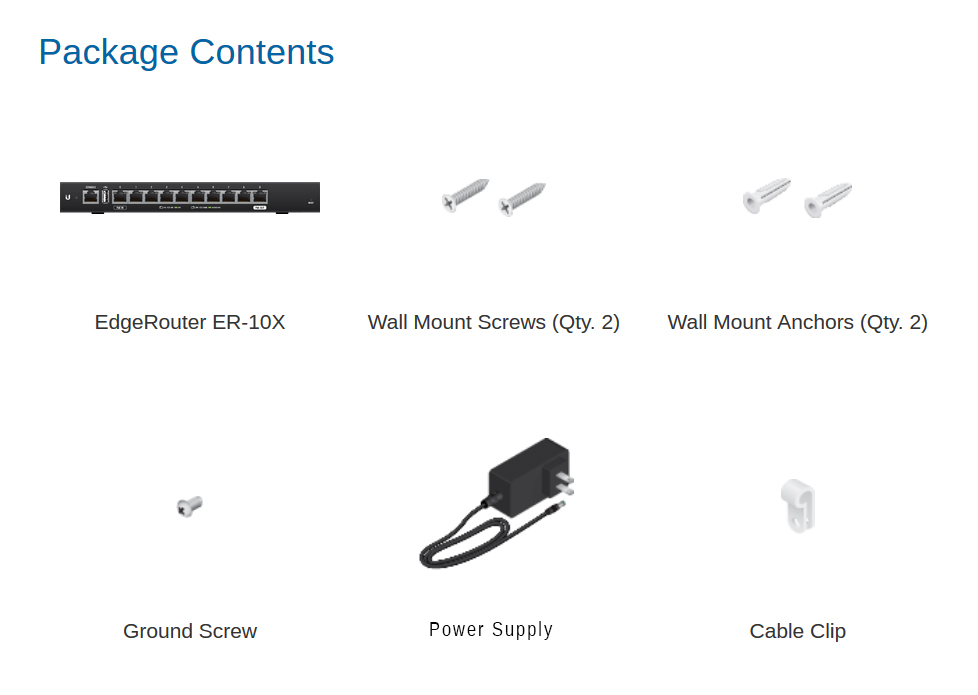 Ubiquiti EdgeRouter ER-10X 10x GE